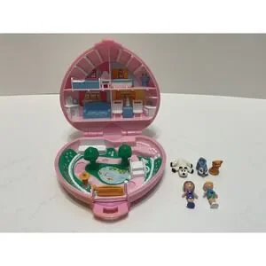 polly pocket | Toys | Vintage 989 Bluebird Polly Pocket Pink Heart ...